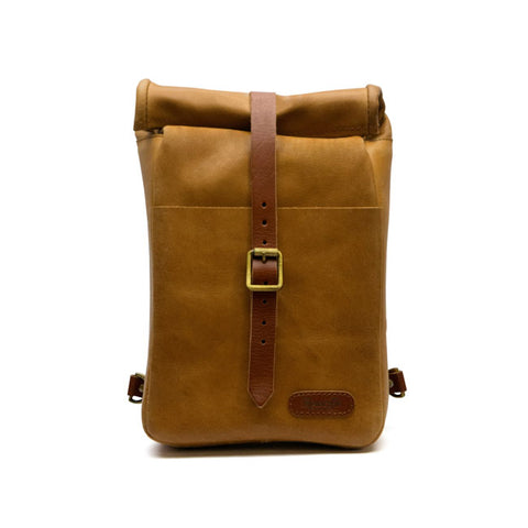 TRIP MACHINE MINI PANNIER - TAN – LEGACY85 - a Retro Culture brand