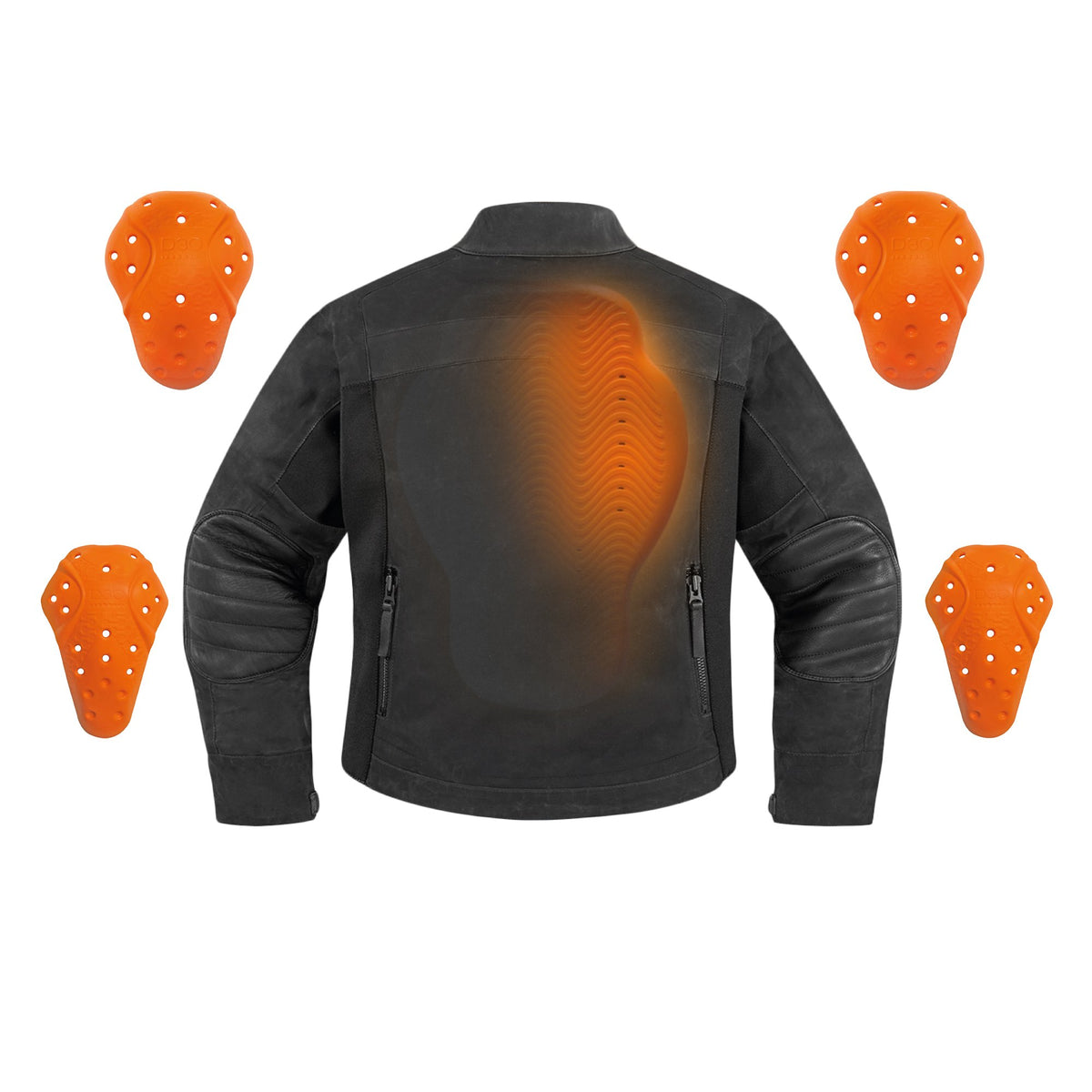 D3O Armour Kit for Resurgence Gear Denim Jacket and Riding Shirts ...
